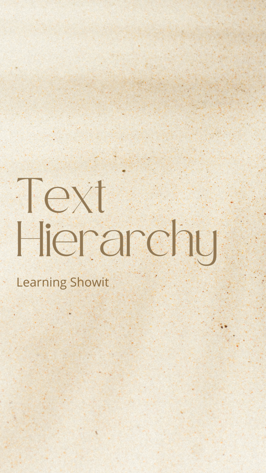 Let's Talk About Text Hierarchy + How it Works in Showit